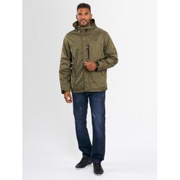 Regenjacke Alessandro Salvarini Herren Regenjacke AS323 in Olive | Gr.: M