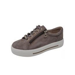 Caprice sportlicher Schn&uuml;rer in Beige | Gr.: 38
