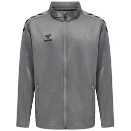 Hummel Rei&szlig;verschluss Jacke Hmlcore Kinder in GREY MELANGE | Gr.: 128