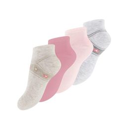 Cotton Prime 8 Paar Kinder Sneaker Socken Sweet Flower in Bunt | Gr.: 31-34