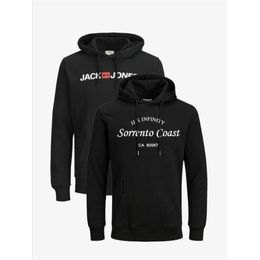 Jack & Jones Jack & Jones Kapuzenpullover 2er Pack - INFINITY Hoodie Multipack in HILL/ECORP 2er Pack | Gr.: M