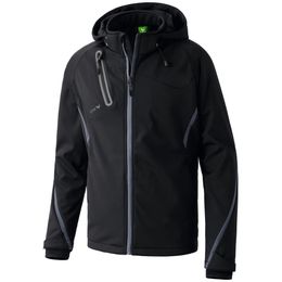 Erima Herren Function Softshelljacke in schwarz/anthrazit | Gr.: S