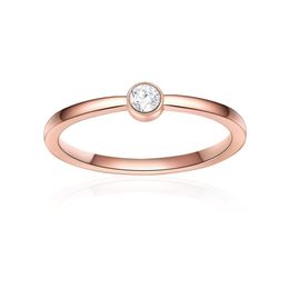 Eastside NY Ros&eacute;vergold. Ring mit Edelstein | Gr.: 52