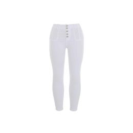 Ital-Design Jeans in Wei&szlig; | Gr.: L