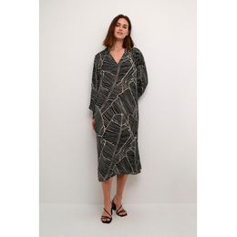 Kaffe Kleid in Schwarz/ Wei&szlig; | Gr.: 36