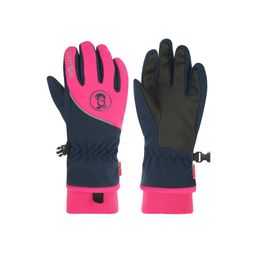 Trollkids Funktions-Handschuhe Trolltunga in navy/pink | Gr.: 7