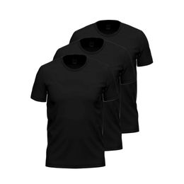 Ammann Unterhemd / Shirt Kurzarm Close to you in Schwarz | Gr.: XXL