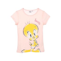 T-Shirt Looney Tunes Tweety mit Glitzer in Rosa | Gr.: 152