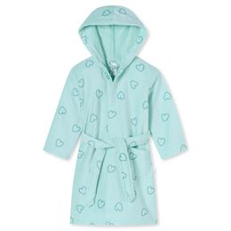 Schiesser Bademantel Aqua Kids Girl in hellgr&uuml;n | Gr.: 98