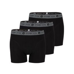 Stark Soul&reg; Stark Soul Retro-Boxershorts 3'er Pack in schwarz | Gr.: XXL
