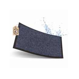 WohnDirect Schmutzfangmatte PALERMO in Blau | Gr.: 60 x 80 cm