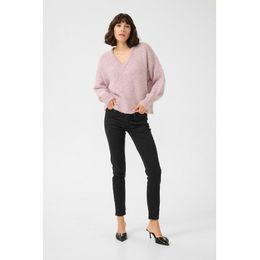 Kaffe Strickpullover KAtrina Loose fit in Lilac Snow Melange | Gr.: L