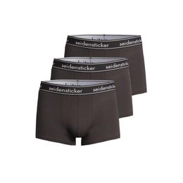 Seidensticker Retro Short / Pant Cotton Flex in Schwarz | Gr.: S