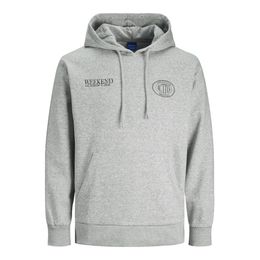 Jack & Jones Jack & Jones Hoodie 'Bradley Weekend' in grau | Gr.: XL