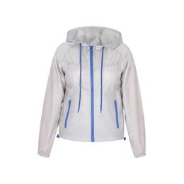 Libbi Damen Jacke in Hellgrau K&ouml;nigsblau | Gr.: L