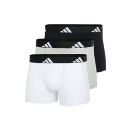Adidas Trunk Active Flex Cotton in schwarz, grau, weiss | Gr.: XL