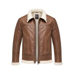 Amaci&Sons Amaci&Sons Lederjacke OATMAN in Cognac | Gr.: XXL