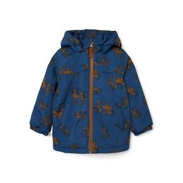 name it Jungen Outdoor Jacke mit Kapuze in Blau | Gr.: 110