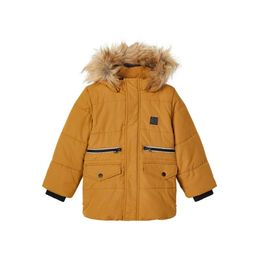 name it Jungen Parka gesteppt mit abnehmbarer Kapuze in Gelb | Gr.: 104
