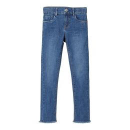 name it M&auml;dchen Cropped Stretch-Jeans in Blau | Gr.: 152