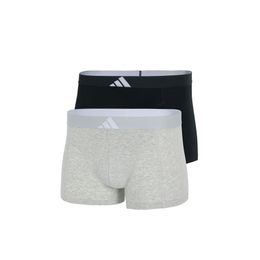 Adidas Boxer Active Flex Cotton in schwarz, grau | Gr.: M