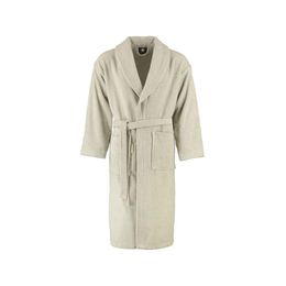 Rhomtuft Badem&auml;ntel unisex Schalkragen Sir & Lady stone - 320 in stone - 320 | Gr.: L