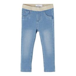 name it M&auml;dchen Jeans-Jeggins mit elastischem Bund in Blau | Gr.: 62