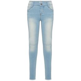 name it M&auml;dchen Super-Stretch-Jeans in Blau | Gr.: 110