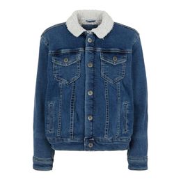 name it Jungen &Uuml;bergangs- Jeansjacke gef&uuml;ttert in Blau | Gr.: 116
