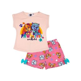 PAW PATROL Pyjama kurzarm M&auml;dchen in rosa | Gr.: 104