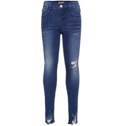 name it M&auml;dchen Jeans Knee-Cut-Detail in Blau | Gr.: 116