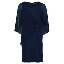 Vera Mont Cocktailkleid mit Raffung in Night Sky | Gr.: 40