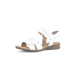 Gabor Riemchensandalen in wei&szlig; | Gr.: 40,5