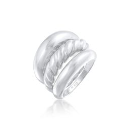 Elli Ring 925 Sterling Silber Ring Set in Silber | Gr.: 56