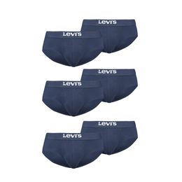 Levi's Levi ́s Boxershorts MEN SOLID BASIC BRIEF ORGANIC CO 6er Pack in Navy | Gr.: M