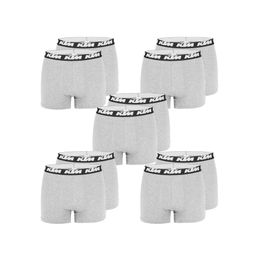 FREEGUN Boxershorts 10er Pack Boxer Man Cotton in Light grey 3400 | Gr.: S