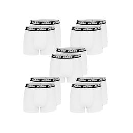 FREEGUN Boxershorts 10er Pack Boxer Man Cotton in White | Gr.: M