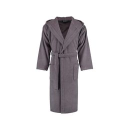 Rhomtuft Badem&auml;ntel unisex Kapuze Baronesse zinn - 02 in zinn - 02 | Gr.: S