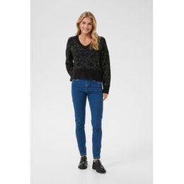Kaffe Strickpullover KAmirjam Oversize fit in Black Deep | Gr.: S