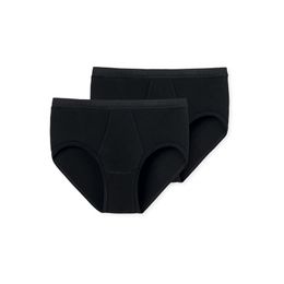 Schiesser Slip 2er-Pack Original Classics in Schwarz | Gr.: 9