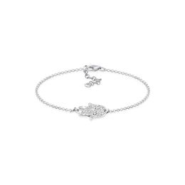 Elli Armband 925 Sterling Silber Hamsa Hand in Silber | Gr.: 19 cm