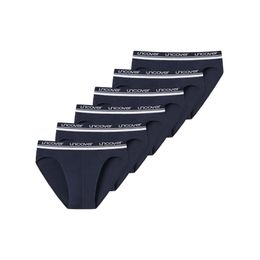 uncover by Schiesser Slip 6er Pack in Dunkelblau | Gr.: S