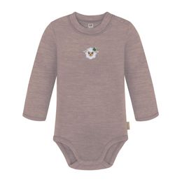 Normani Outdoor Sports Baby Merino Langarmbody Tuai in Rosa | Gr.: 74