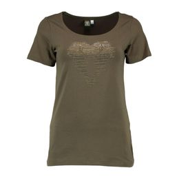 OS-Trachten T-Shirt Yomaru in oliv | Gr.: L