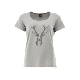 OS-Trachten T-Shirt Femira in mittelgrau | Gr.: L