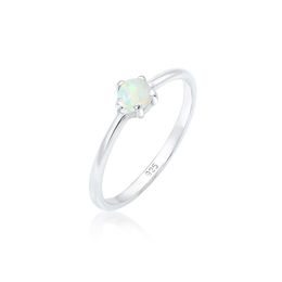 Elli Ring 925 Sterling Silber Verlobungsring in Silber | Gr.: 58