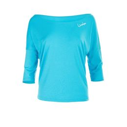 WINSHAPE Ultra leichtes Modal-3/4-Arm Shirt MCS001 in sky blue | Gr.: XXL