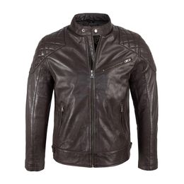 Rock Creek Lederjacke in Dunkelbraun | Gr.: 3XL