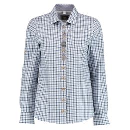 OS-Trachten Trachtenbluse Serino in marine | Gr.: 46
