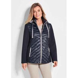 GOLDNER Kurzgr&ouml;&szlig;e: Steppjacke mit abnehmbarer Kapuze in schwarz | Gr.: 24